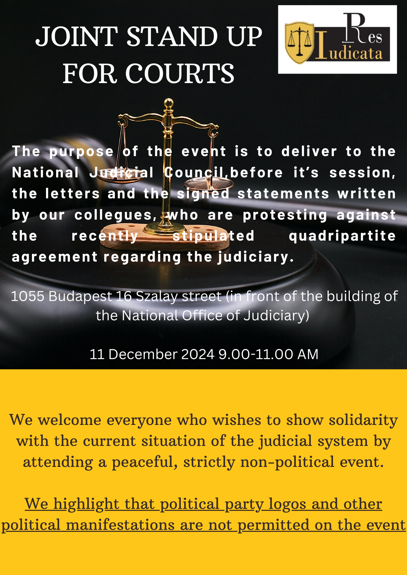 JOINT STAND UP FOR COURTS – Res Iudicata